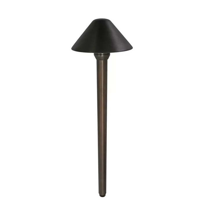 Path Light Solid Brass 5 in Hat Outdoor Low Voltage Lights | Cardon ...